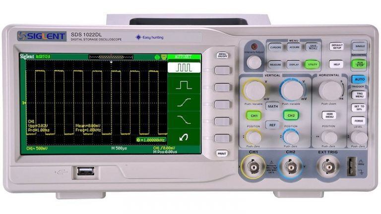 SDS1022DL Bench Oscilloscope