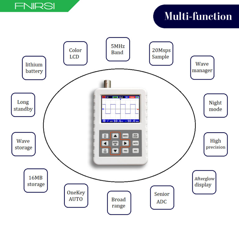 DSO-FNIRSI-PRO Handheld Mini-Oscilloscope